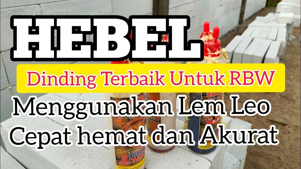 🛑Cara Pasang dinding hebel Untuk Rumah Burung walet, Dengan Menggunakan ...