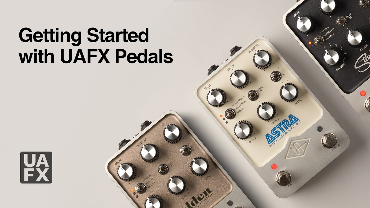 Getting Started with UAFX Pedals - YouTube
