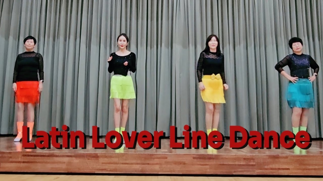 Latin Lover Line Dance/Level:Beginner#이사벨라라인댄스 #라틴러버라인댄스 - YouTube
