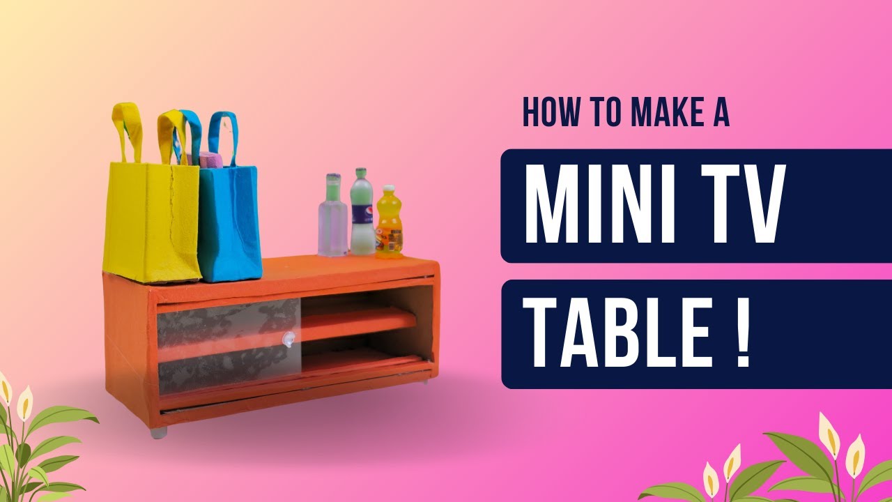 DIY Television Table: How to Make Your Own TV Table in Minutes with ...