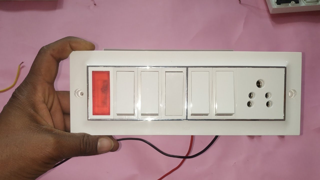 8 Modular Board Connection || Electric board wiring | इलेक्ट्रिक बोर्ड ...