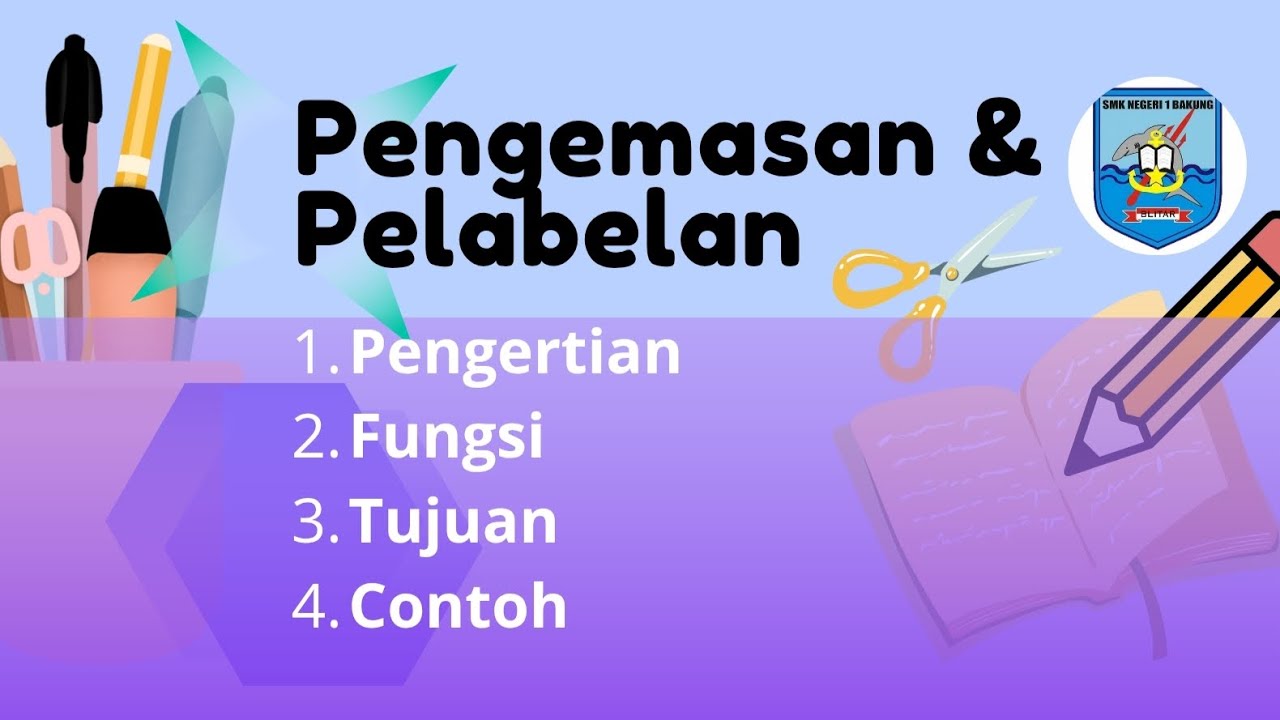 Pengemasan dan Pelabelan | Pengertian | Fungsi | Tujuan | Contoh - YouTube