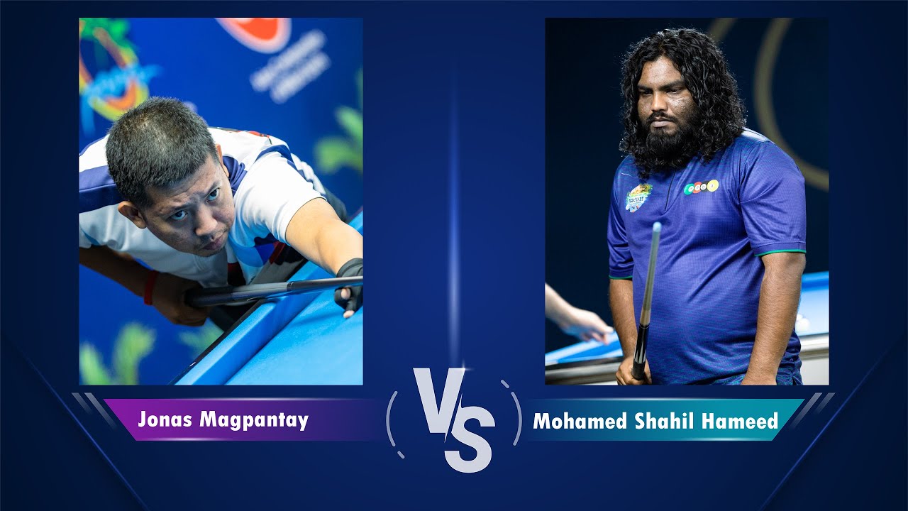 Mohamed Shahil Hameed vs Jonas Magpantay｜2024 Maldives Open 10-Ball ...
