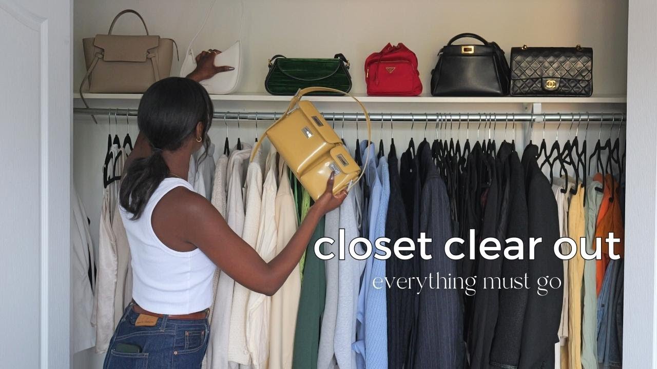 Closet Clear Out | Everything Must Go! - YouTube