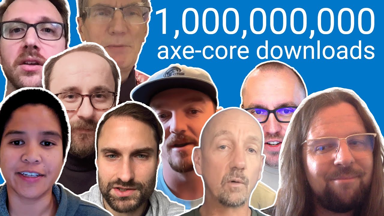 Reactions to 1 Billion axe-core downloads - YouTube