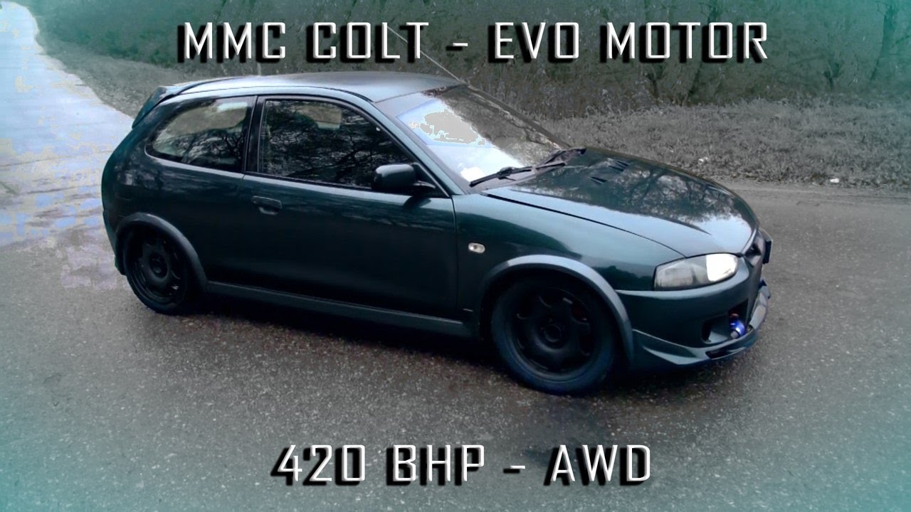 "Barracuda": Mitsu Colt w/ Evo powertrain (4G63T + AWD) - YouTube