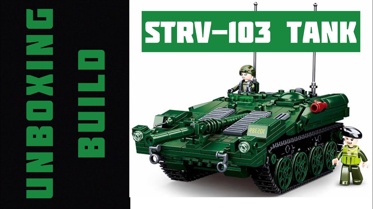 LEGO TANK STRV103 | SLUBAN M38-B1010 | UNBOXING | BUILD - YouTube