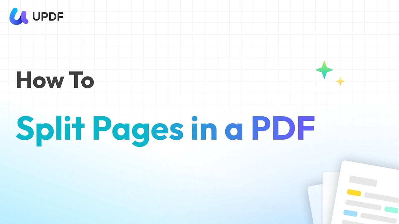 How to Split Pages in a PDF in Seconds | UPDF Quick Tutorial - YouTube