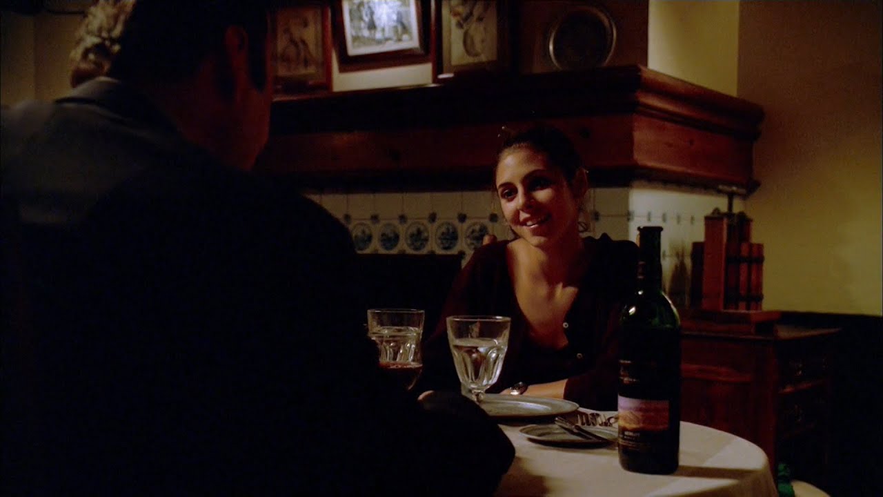 The Sopranos - Tony With His Daughter Meadow At The Restaurant in Maine ...