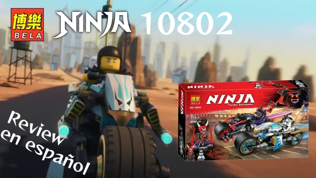 Bela Ninja 10802 (Lego Ninjago) Street Race of Snake Jaguar - Review en ...