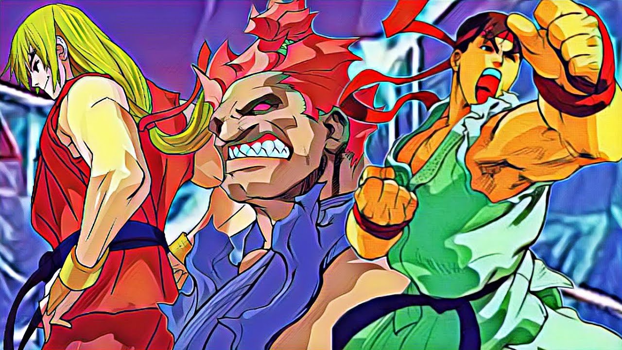 Ryu, Ken, Akuma | Marvel vs. Capcom 2 | Vtuber Black Suit Shinobi | # ...