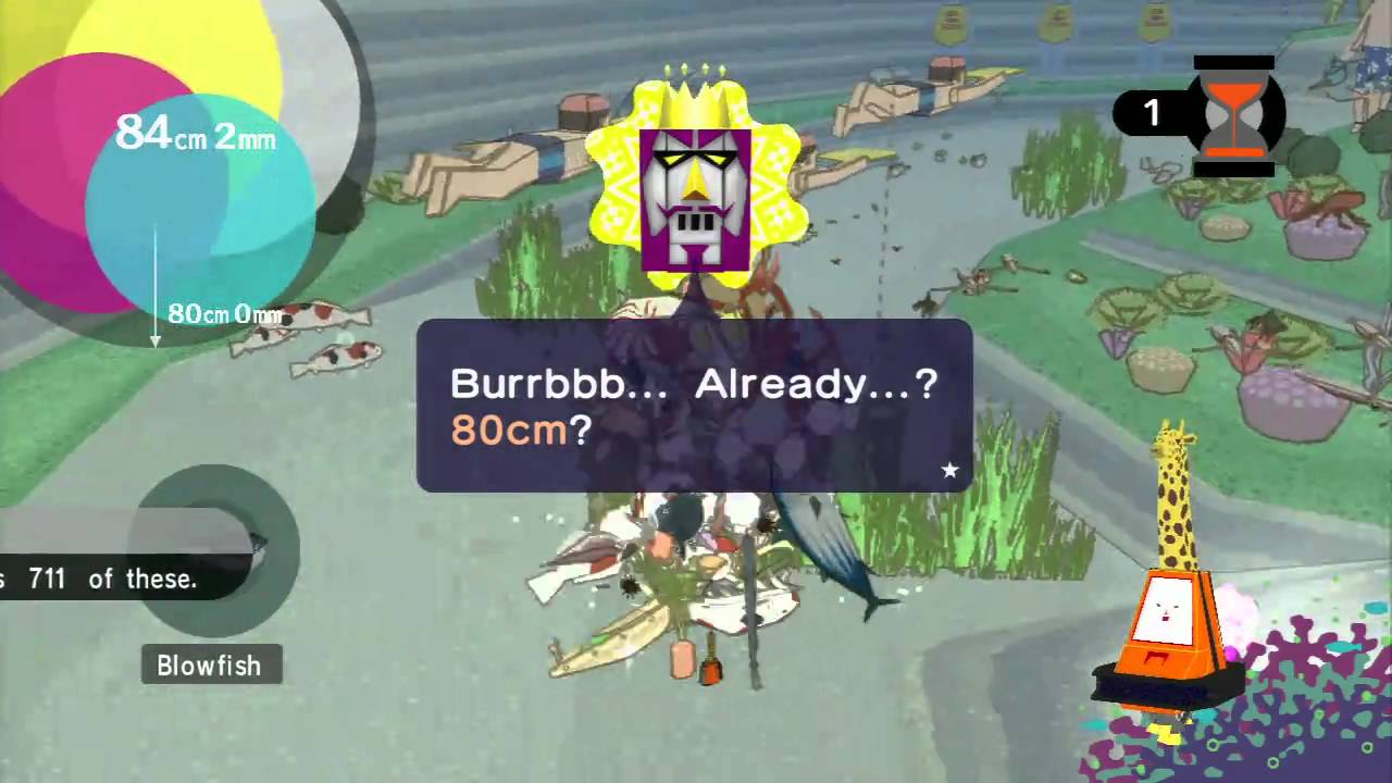 Katamari Forever (PS3) - Drive, Make a Star 5 - Underwater (2m9cm0mm ...