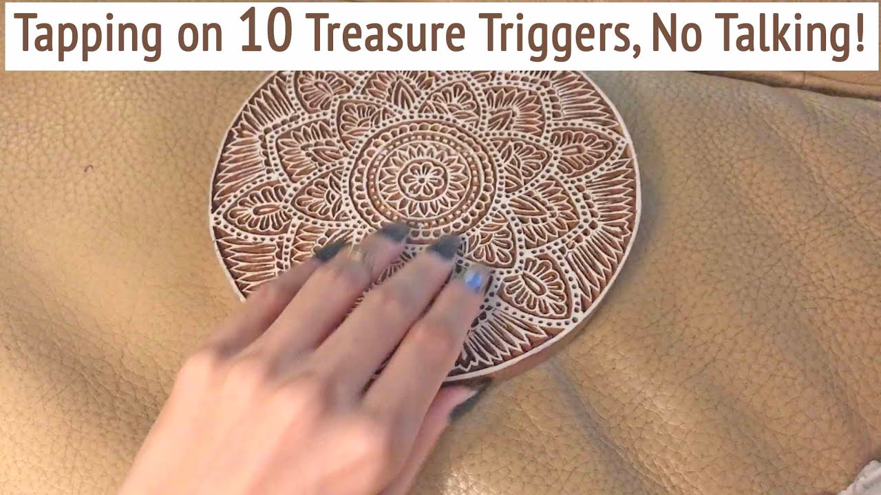 ASMR * 10 Treasure Triggers!! * Tapping & Scratching * Fast Tapping ...