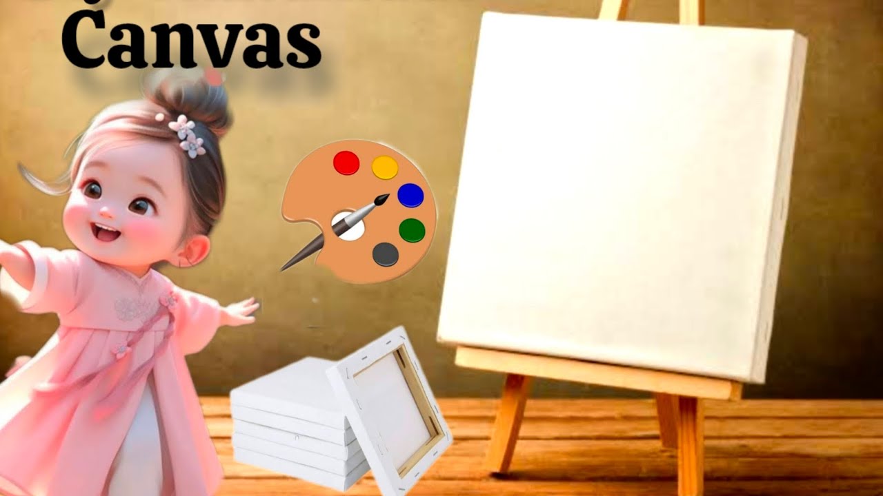 Diy canvas making at home 🏡 || How to make canvas || Easy Canvas making ...