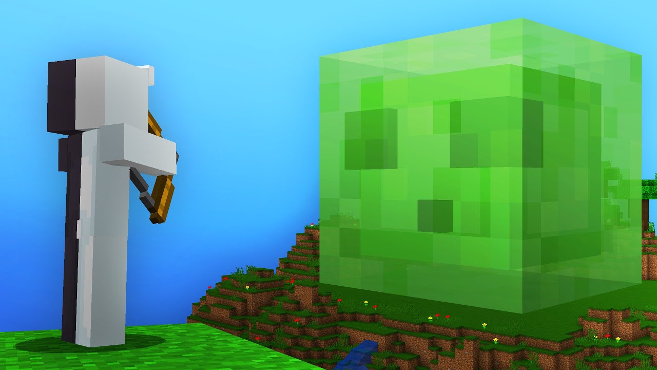 Giant Slime vs Minecraft SMP - YouTube