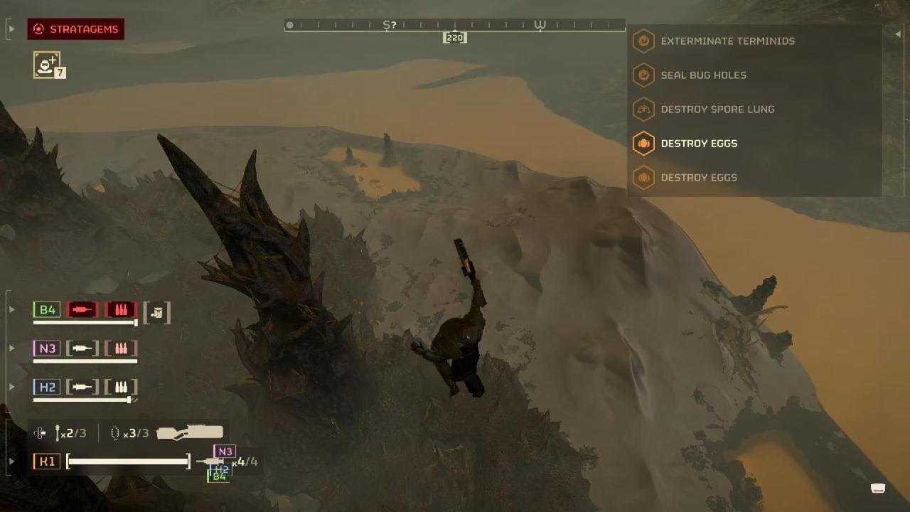 HELLDIVERS 2 hivelord space view - YouTube