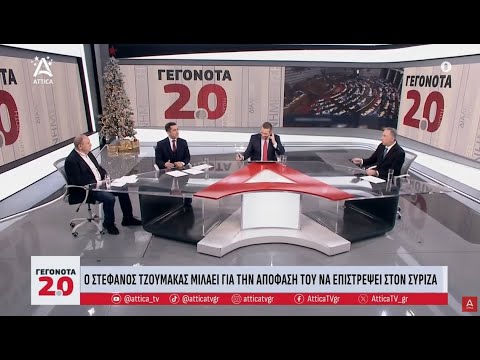 Ο Στ. Τζουμάκας μιλάει για την απόφασή του να επιστρέψει στον ΣΥΡΙΖΑ ...