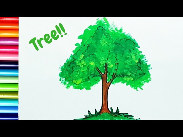 How To Draw A Tree For Kids/Beginners Step By Step Drawing, 52% OFF