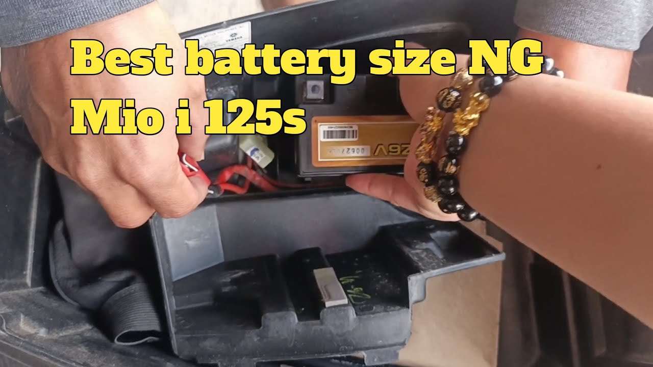 BEST BATTERY SIZE NG MIO i 125S | BattExpert PH - YouTube