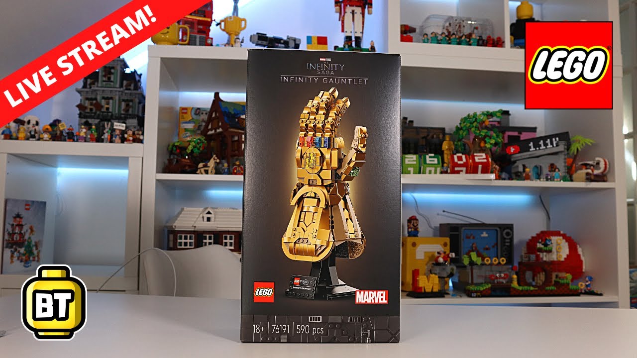 LEGO Marvel Infinity Gauntlet Build (76191) - LIVE - YouTube