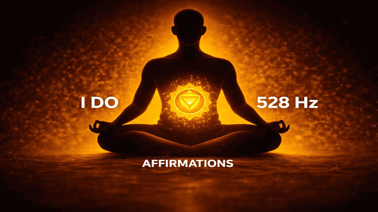 I DO Positive Affirmations | 🟡 528 Hz Solar Plexus Chakra Healing - YouTube