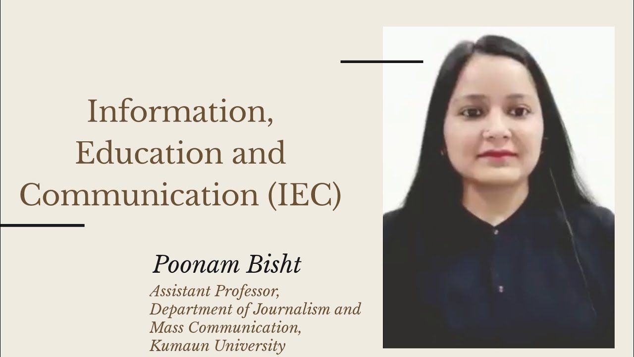 Information, Education and Communication (IEC) - YouTube