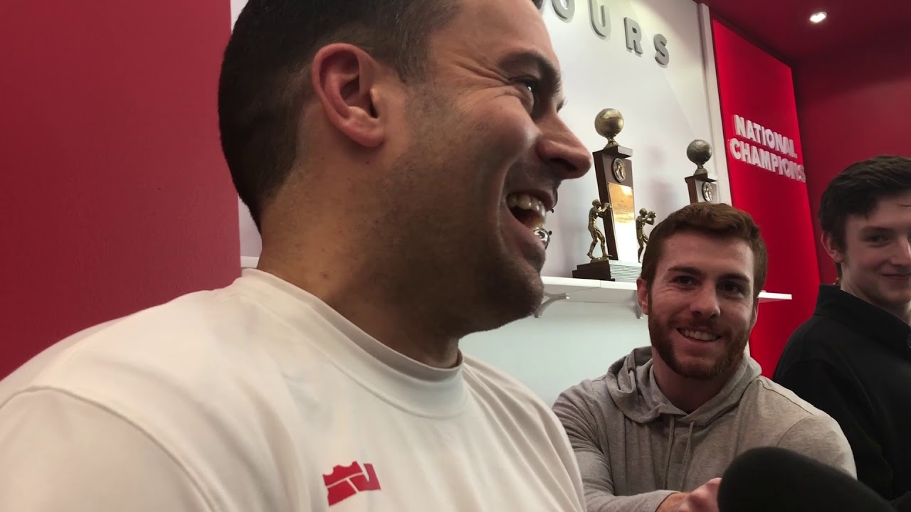 Ryan Pedon speaks before Ohio State begins the 2018-19 basketball ...