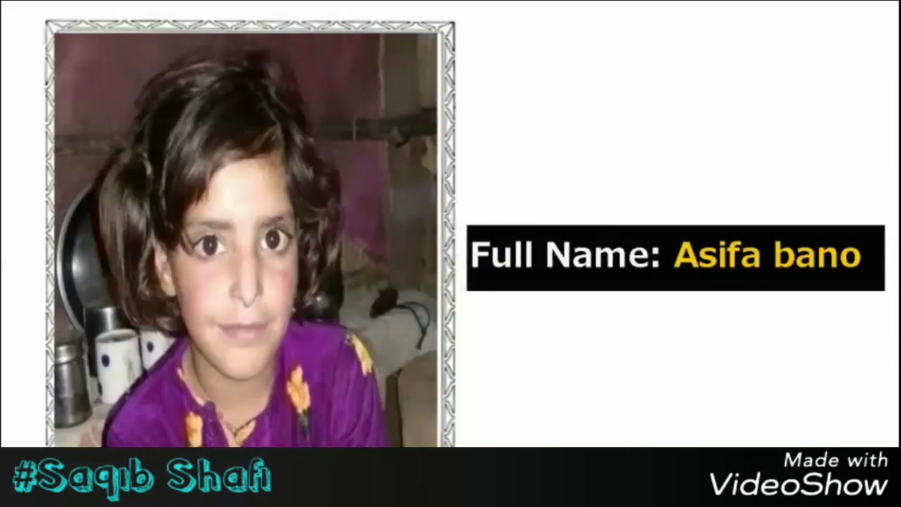 Asifa Bano Short Biography | introduction | Justice for Asifa - YouTube
