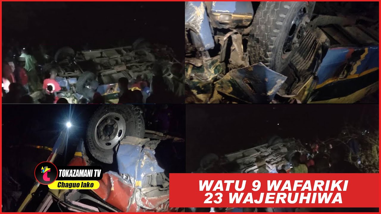 AJALI YAUA 9 YAJERUHI 23 MBEYA - YouTube