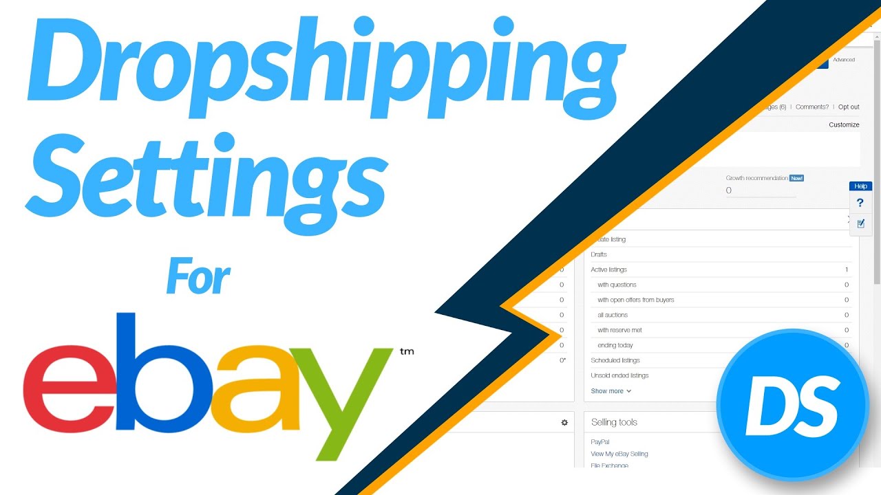 Best eBay Settings for Drop Shipping | How to Setup an eBay Account for ...