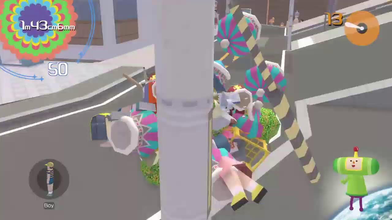 Katamari damacy reroll gameplay 2 - YouTube