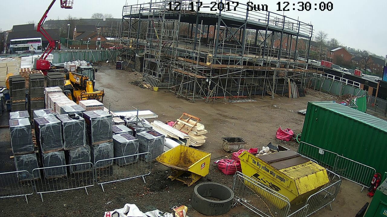 Fieldhead Carr Primary School Building progress Nov & Dec 2017 - YouTube
