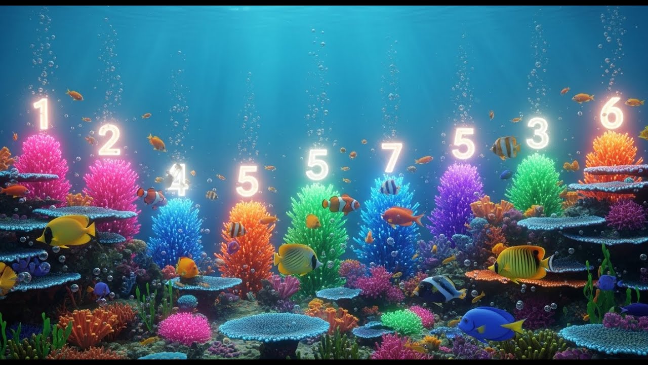 The Fish Who Painted Numbers | Best Nursery Rhymes and Kids Songs ...