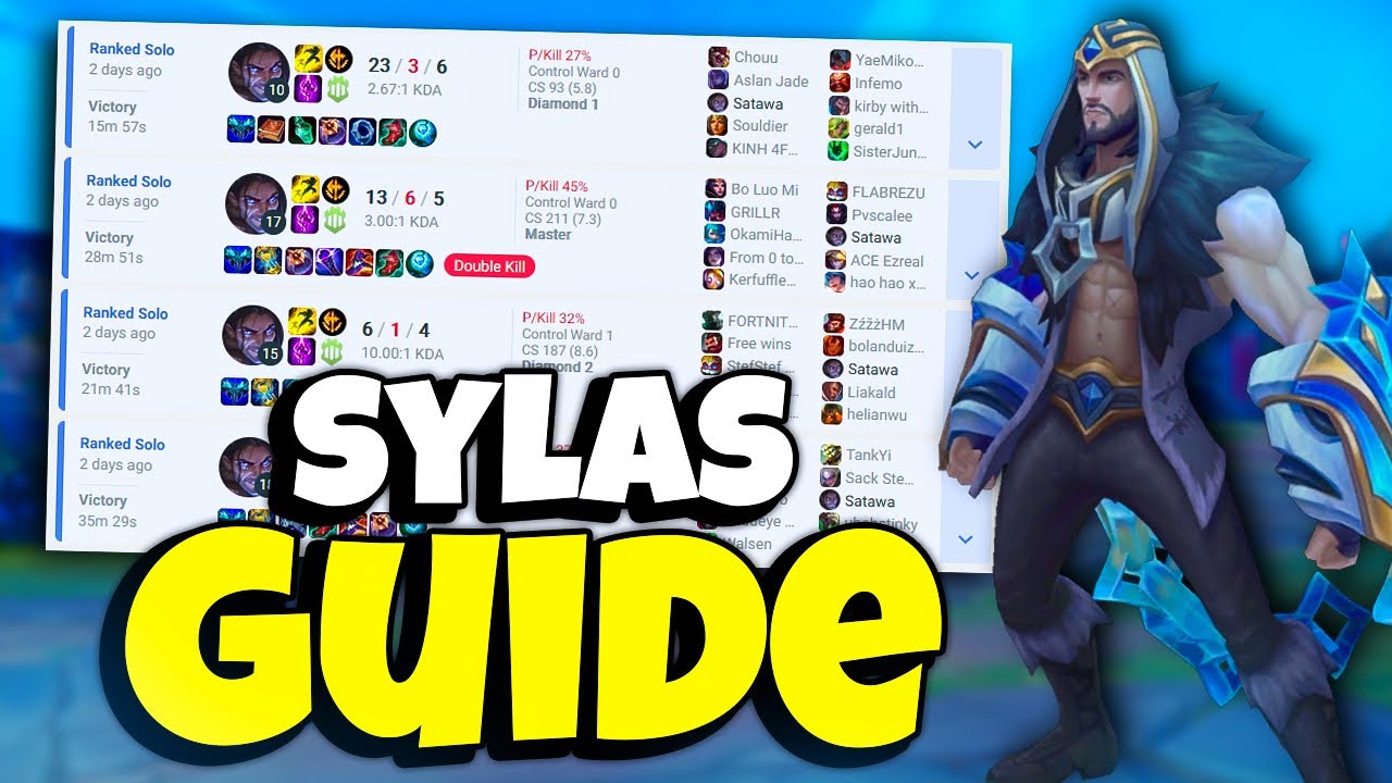 How To Win Every Game With Sylas (Sylas Guide 2023) - YouTube