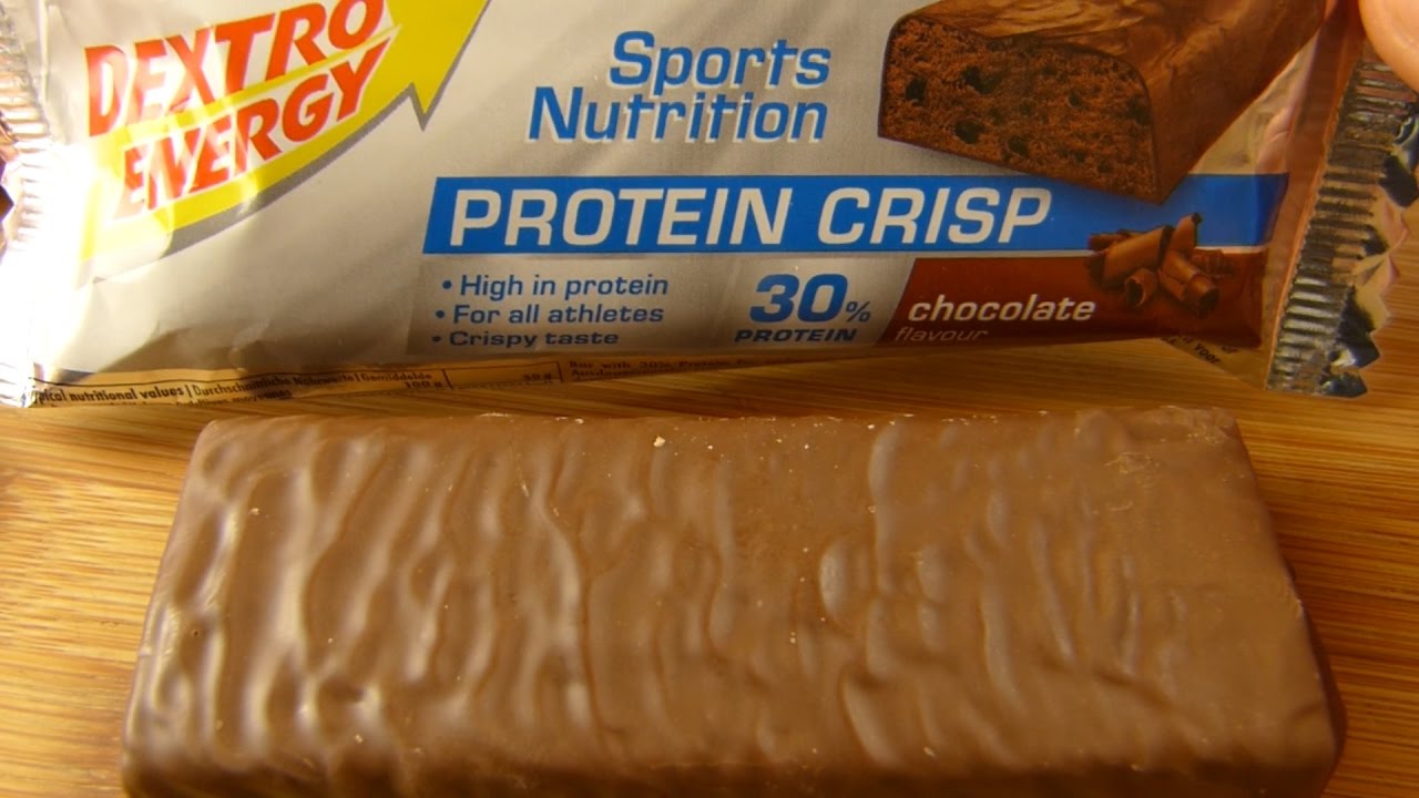 Dextro Energy Protein Crisp Chocolate - YouTube