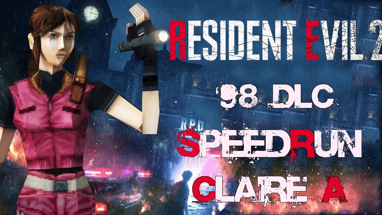 RE2 Remake but using the '98 Costume and Soundtrack DLC (Claire A ...