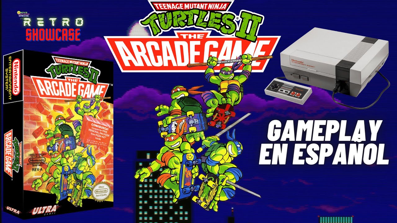 TMNT II: The Arcade Game (NES) | juego arcade para la Nintendo - YouTube