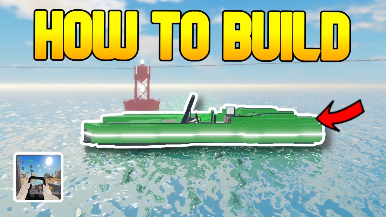 How To Build A Boat in A Wavy Trip Roblox - YouTube