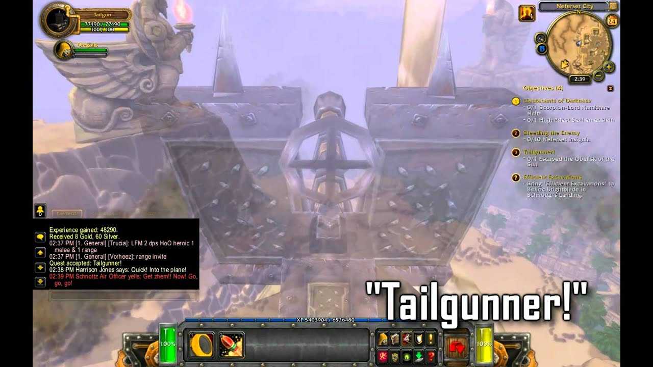 Cataclysm: Uldum Quest - Tailgunner! - YouTube