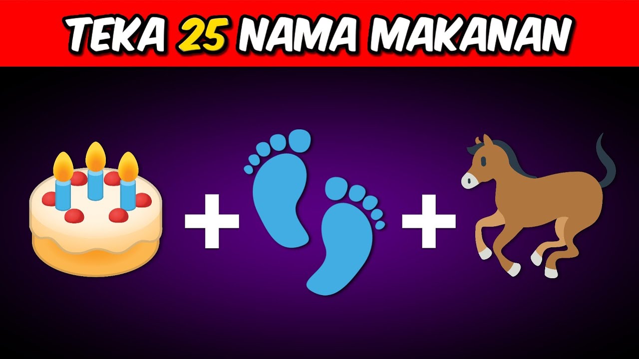 teka nama makanan berdasarkan emoji 😁 [2025] - YouTube