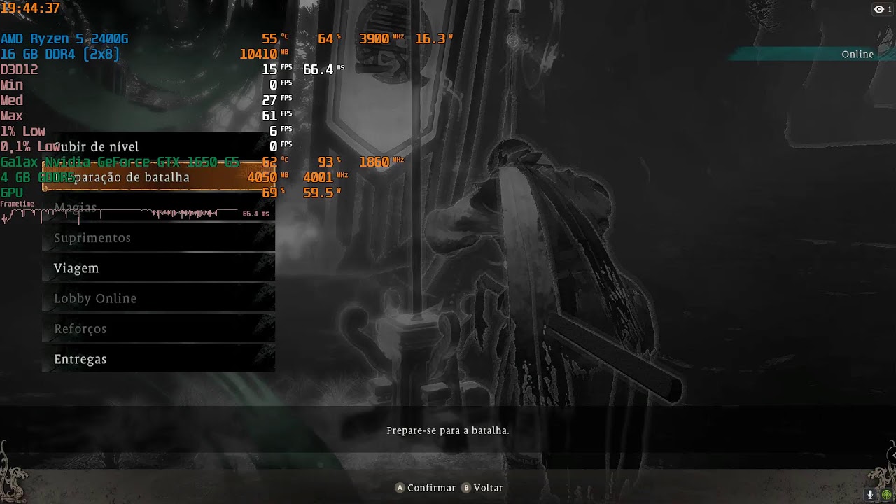 Wo Long:Fallen Destiny - 1080p - Default Preset - GTX 1650 G5 + R5 ...