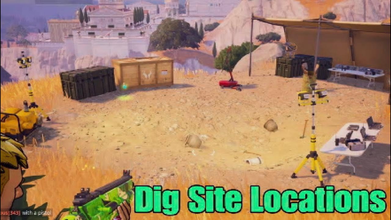 Where to Find All Fortnite Dig Sites - Fortnite Chapter 5 Season 4 ...