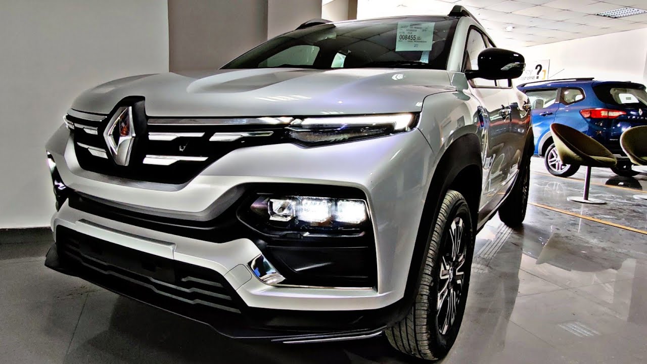 Renault Kiger RXZ Moonlight Silver #Shorts - YouTube