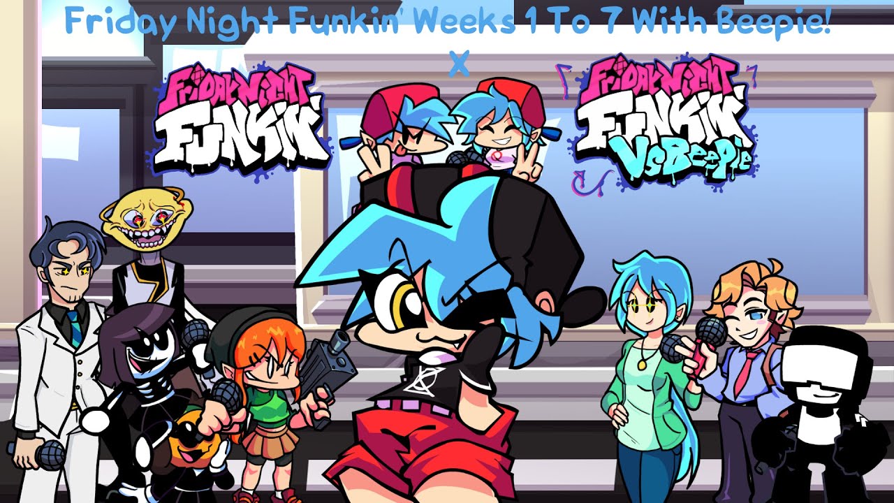 Friday Night Funkin': All Weeks With Beepie With Vocals V2 - YouTube