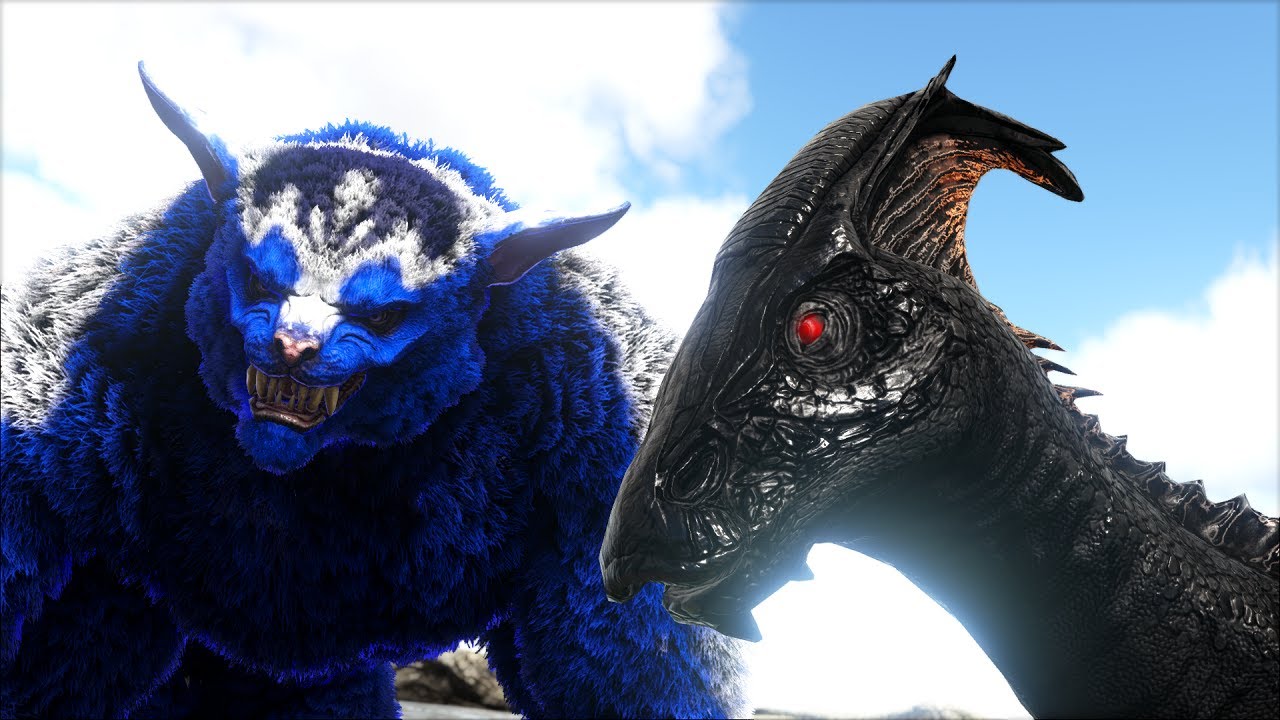 300 Celestial Ferox Vs Demonic Parasaur - Ark Survival Evolved ...