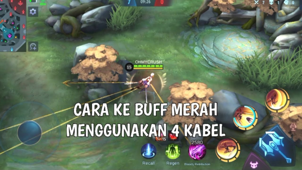 TUTORIAL CARA KE BUFF MERAH MENGGUNAKAN 4 KABEL - YouTube
