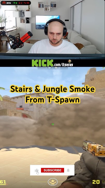 Mirage Stairs & Jungle Smoke From T-Spawn. #CS2 #Mirage #smokes #Shorts #csgo #counterstrike # ...