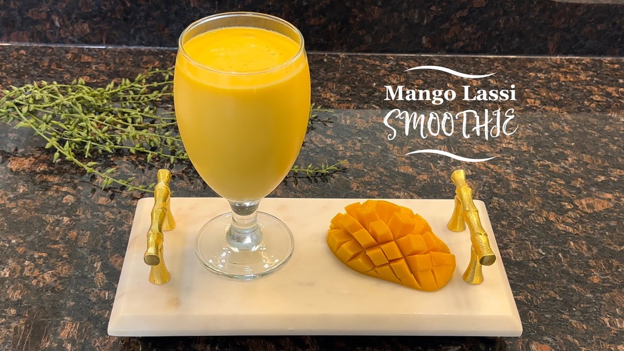 Mango Lassi Recipe | Mango Smoothie | Mango Lassi With Mango Pulp by ...