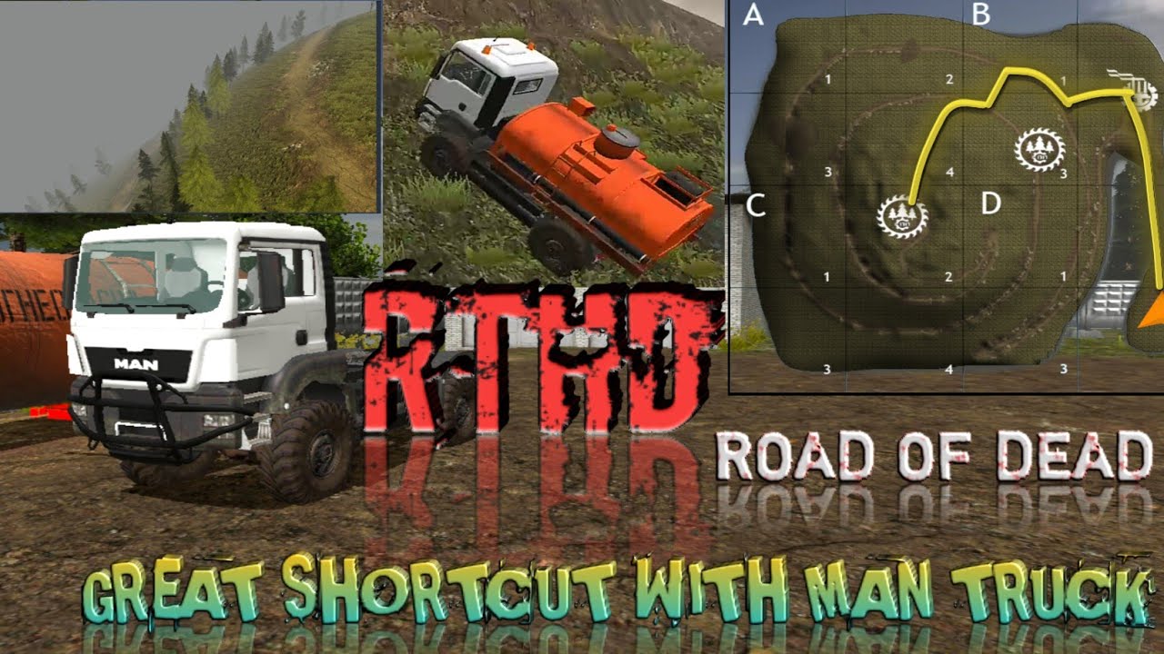 RTHD Road Of Dead Map Great Shortcut with MAN truck Off road online ...