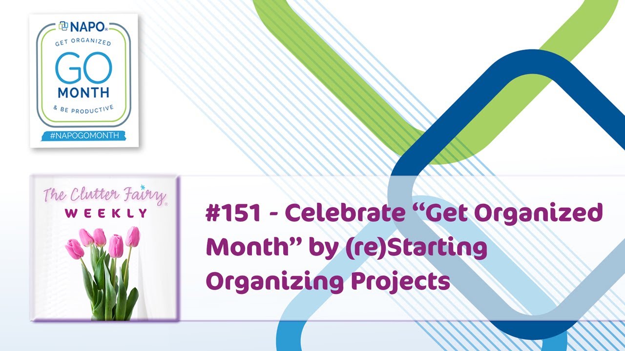 Celebrate “Get Organized Month” by (re)Starting Organizing Projects ...